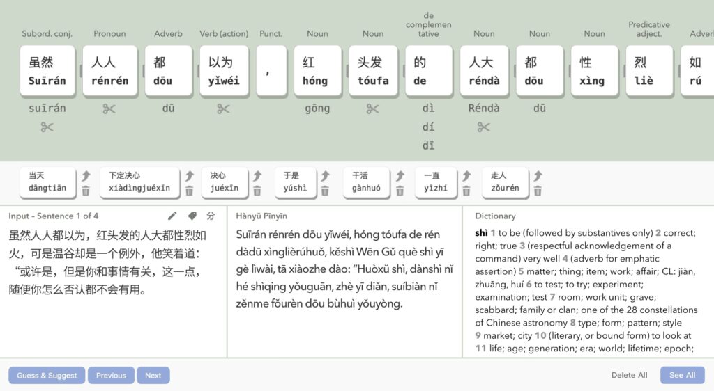 Pīnyīn Transcription Table Design – Study with Alfons